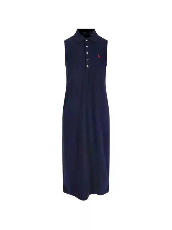 Polo Ralph Lauren Sleeveless Midi Dress - Blue