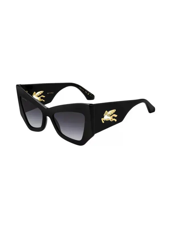 Etro Cat Eye Sunglasses With Gold-tone Logo Plaque