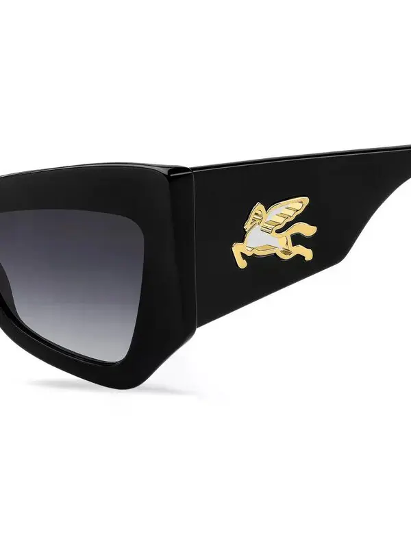 Etro Cat Eye Sunglasses With Gold-tone Logo Plaque