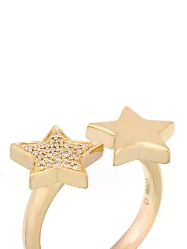ALINKA Stasia Double Star Diamond Ring - Metallic