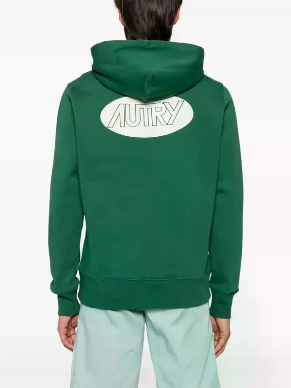 AUTRY Logo-print Cotton Hoodie