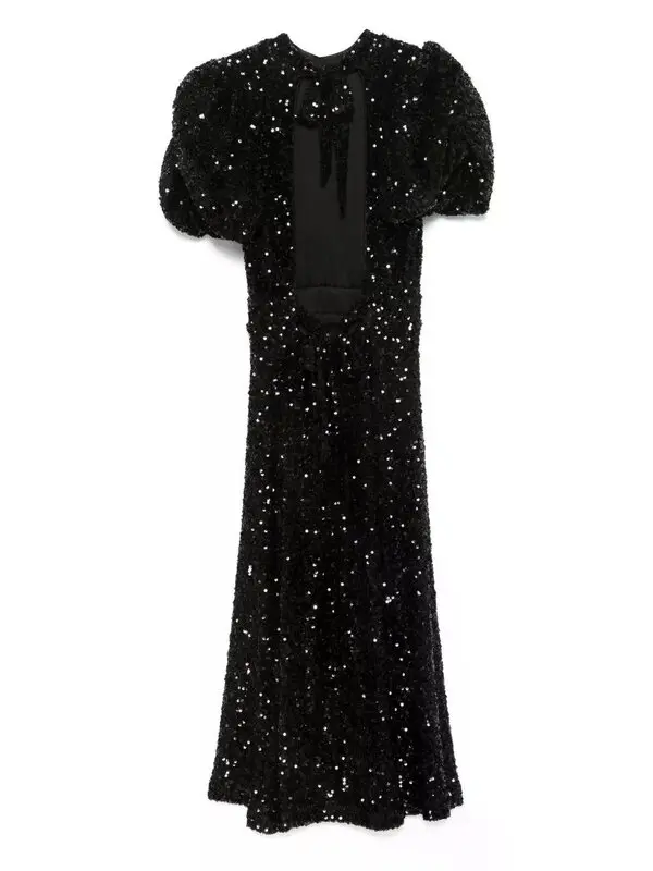 ROTATE BY BIRGER CHRISTENSEN Sequinned Midi Dress