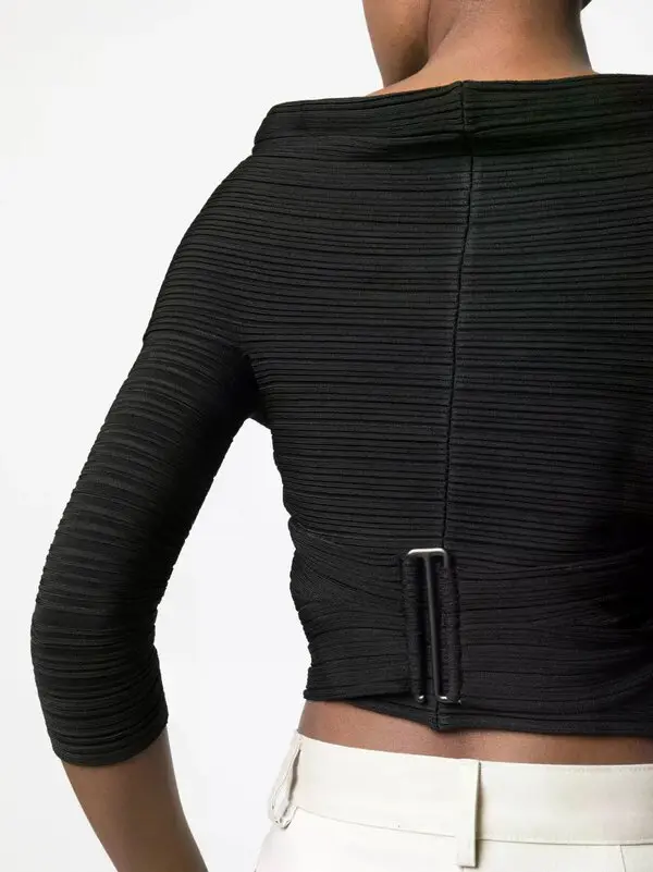 Philosophy Di Lorenzo Serafini Knitted Cropped Top