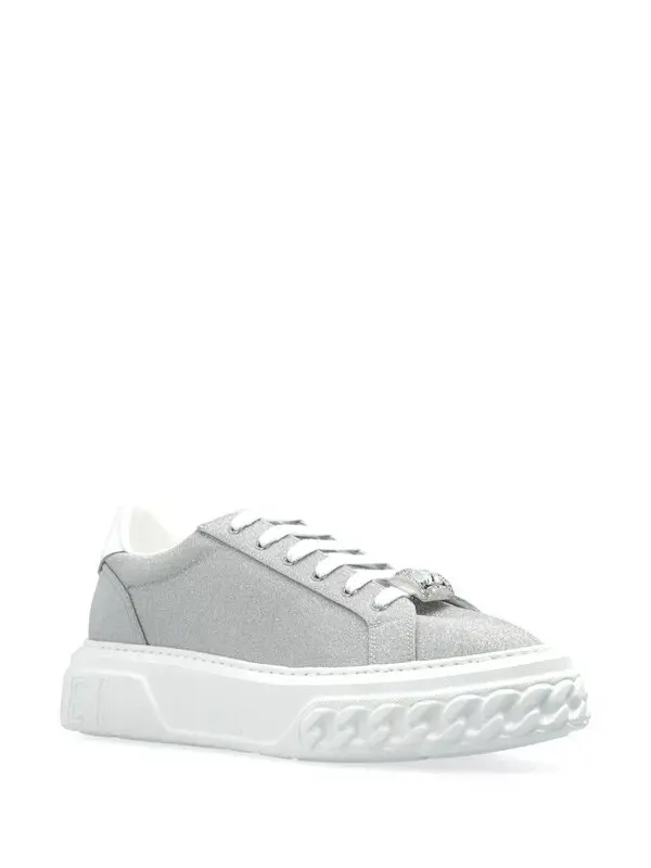 Casadei Off-road Sneakers With Embellished Logo Plaque
