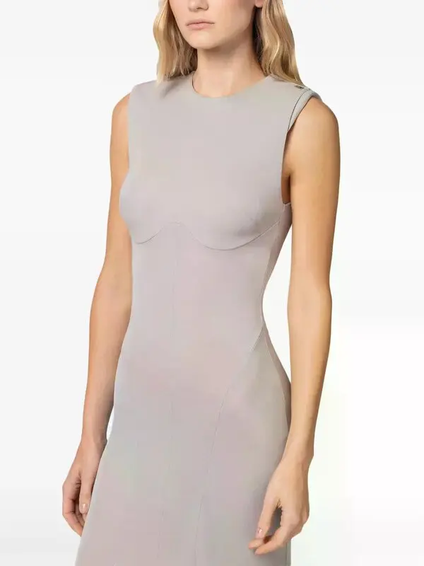 Elisabetta Franchi Jersey Flared Midi Dress