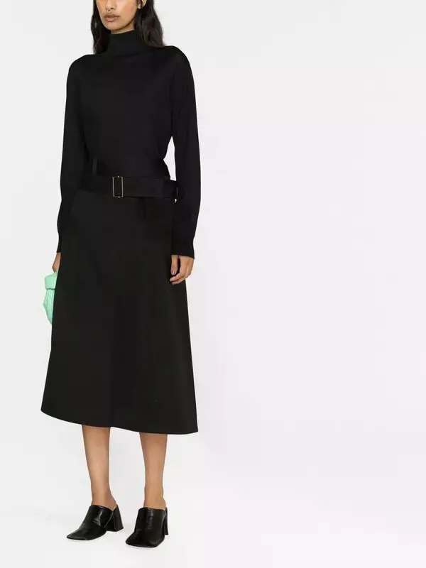 JIL SANDER Roll Neck Wool Jumper