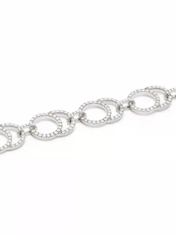 COURBET 18kt Recycled White Gold Celeste Pavé Laboratory-grown Diamond Necklace