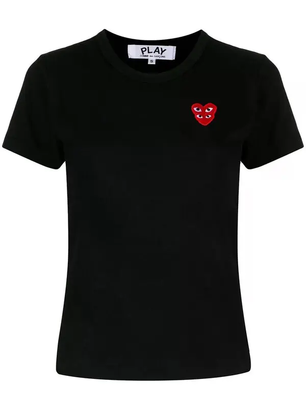 Play Comme Des Garcon Heart Patch T-shirt