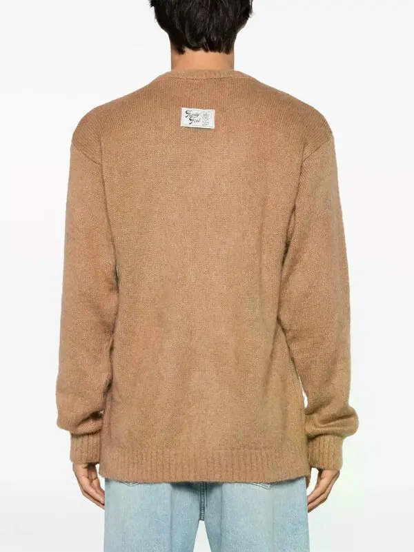 FAMILY FIRST Brushed Mohair-blend Jumper