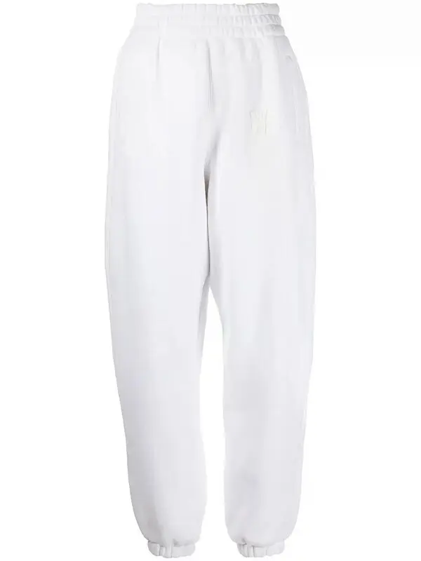 Alexander Wang Logo Print Track Pants - White
