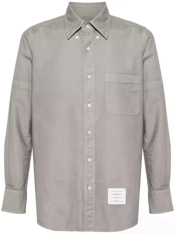 Thom Browne Adjustable-armbands Cotton Shirt