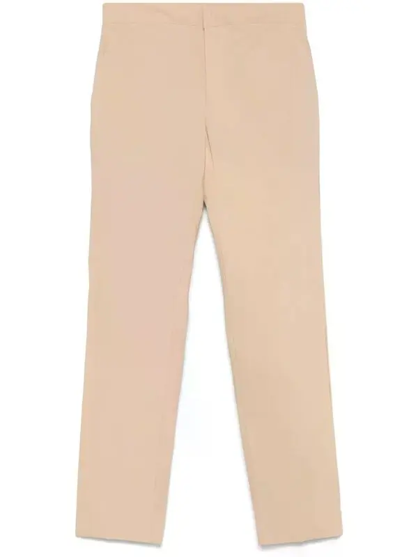 TWINSET Tailored Trousers With Logo Plaque