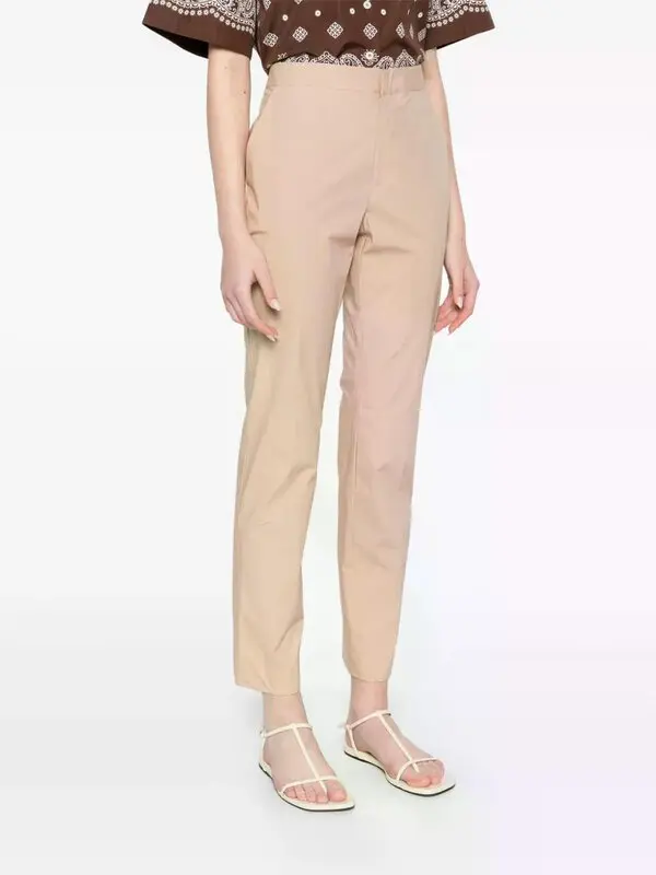 TWINSET Tailored Trousers With Logo Plaque