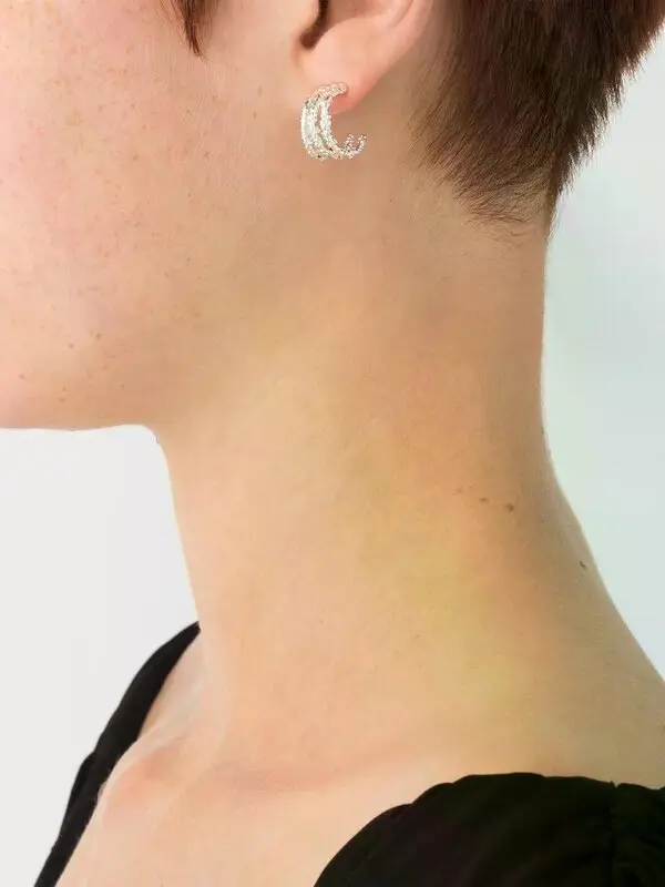 ALIGHIERI The Single Crumbling Hoop Earring In Recycled
