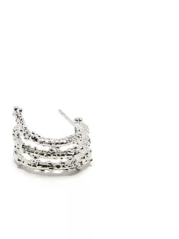 ALIGHIERI The Single Crumbling Hoop Earring In Recycled