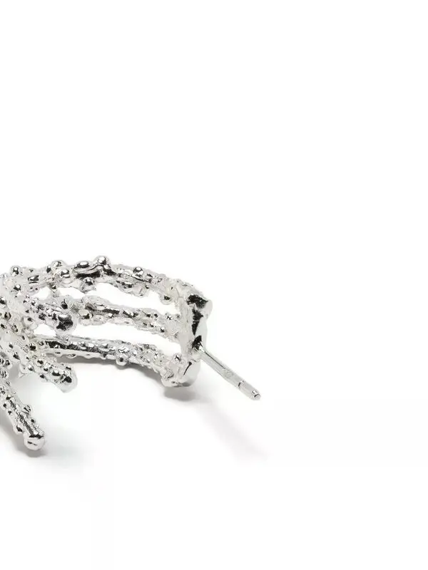 ALIGHIERI The Single Crumbling Hoop Earring In Recycled