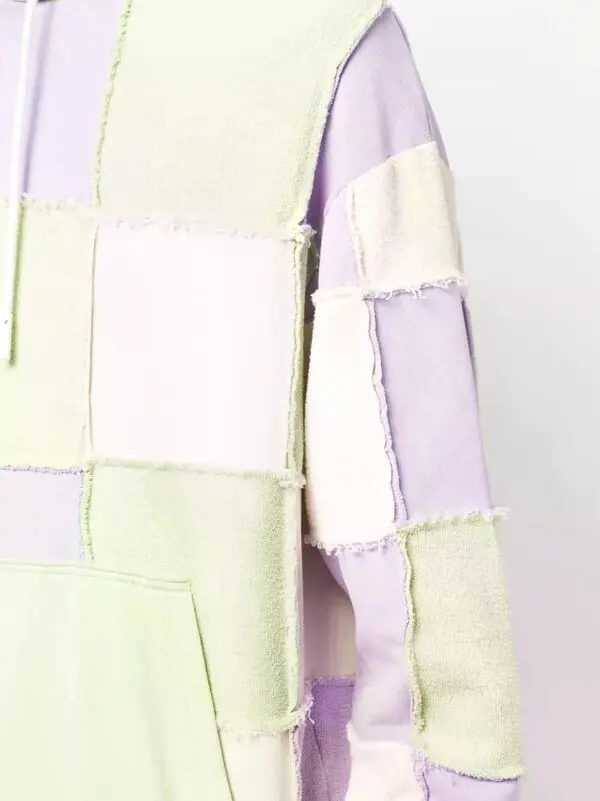 COUNTY OF MILAN Marcelo Burlon Patchwork Cotton Hoodie