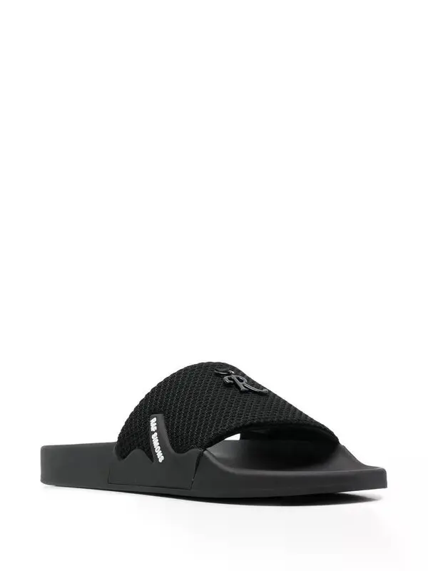 Raf Simons Astra Logo Slides - Black