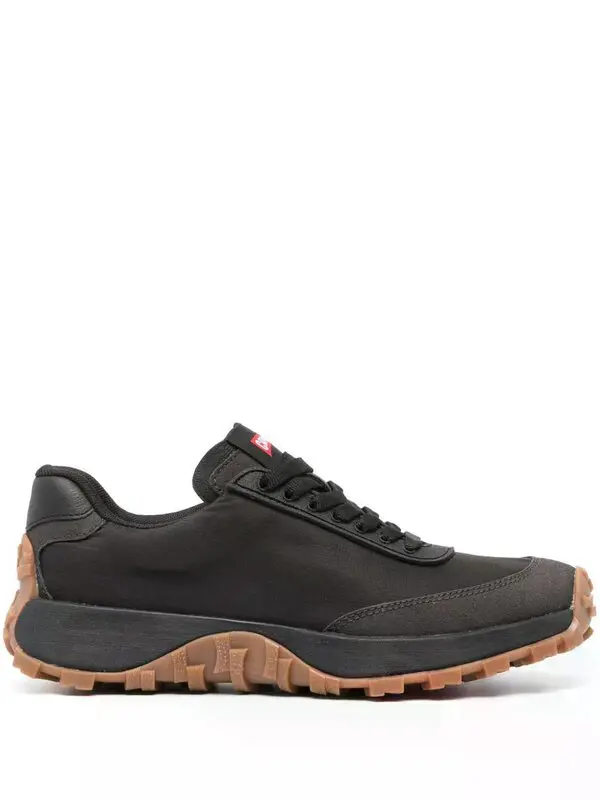 Camper Trail Logo Patch Sneakers - Black