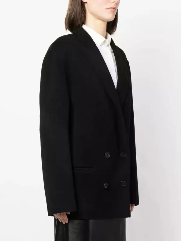 Philosophy Di Lorenzo Serafini Felted Double Breasted Blazer