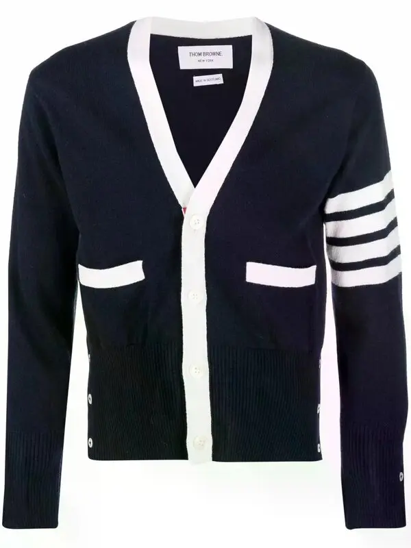 Thom Browne 4-bar Cashmere Cardigan