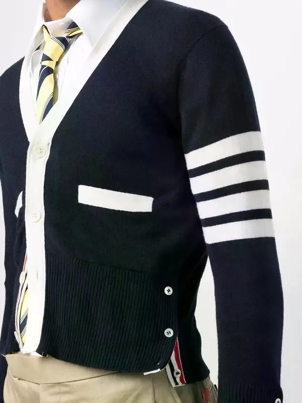 Thom Browne 4-bar Cashmere Cardigan