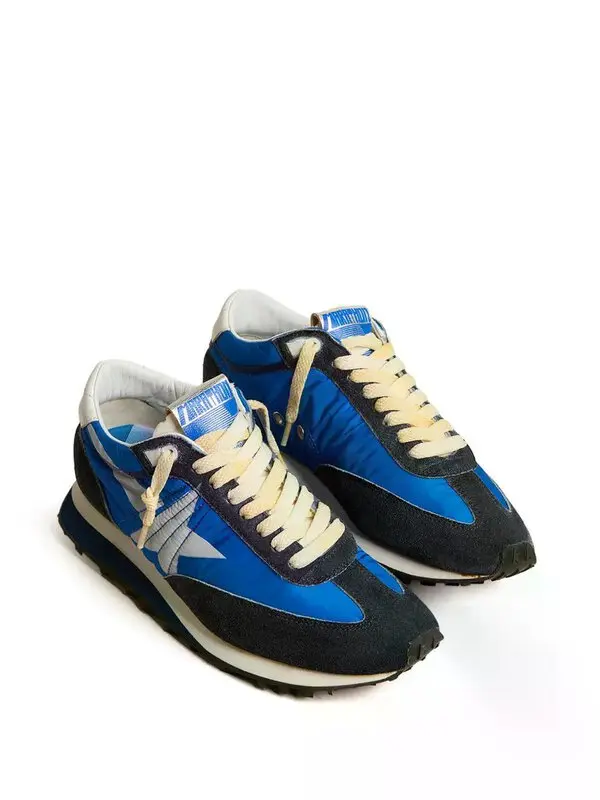 GOLDEN GOOSE Marathon Star-print Sneakers - Blue