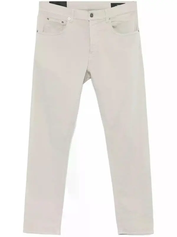 DONDUP Straight Leg Trousers - Grey