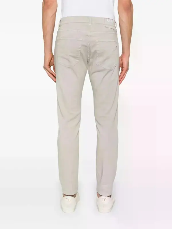 DONDUP Straight Leg Trousers - Grey