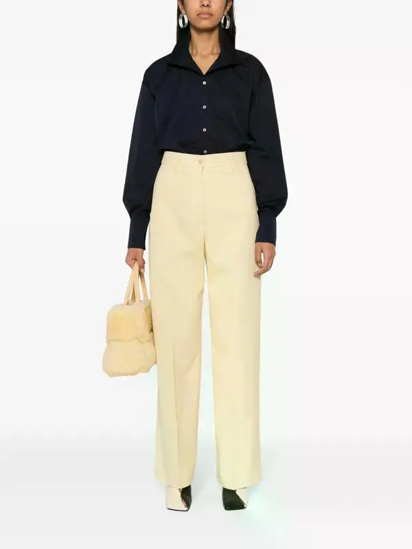 Fabiana Filippi High Neck Cotton Poplin Shirt
