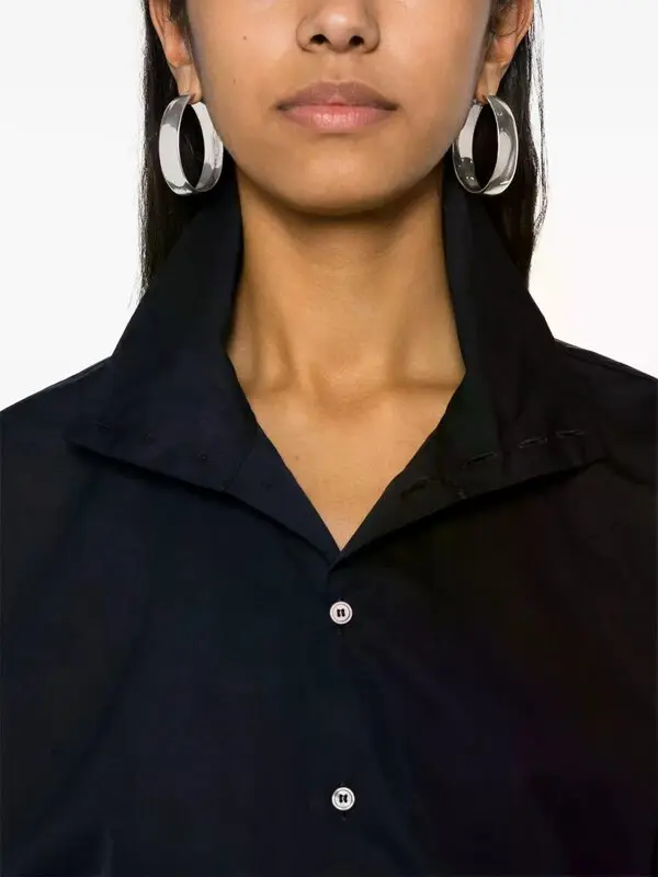 Fabiana Filippi High Neck Cotton Poplin Shirt
