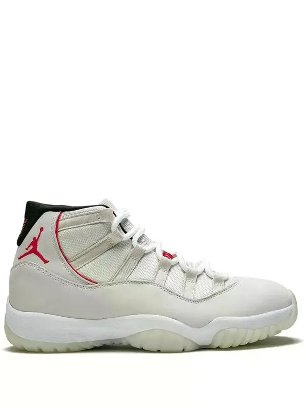 JORDAN Retro Platinum Tint High Top Sneakers - White