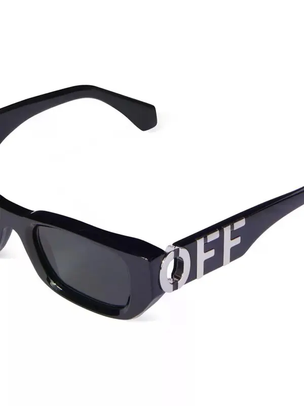 Off-White Fillmore Rectangle-frame Sunglasses - Black