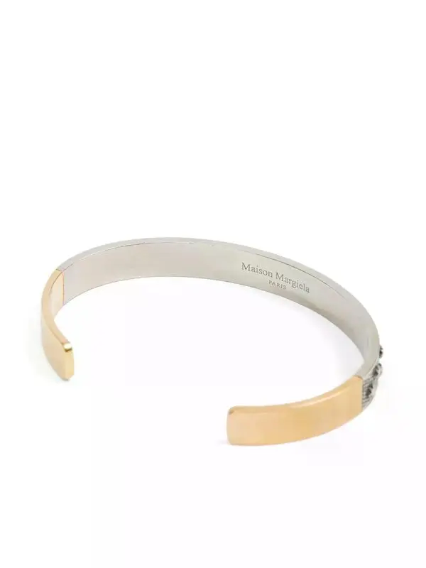 MAISON MARGIELA Star-pattern Textured Cuff Bracelet