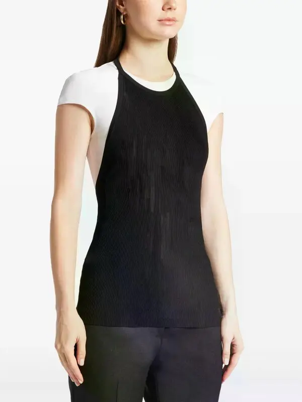 FERRAGAMO Colourblock Panelled Top