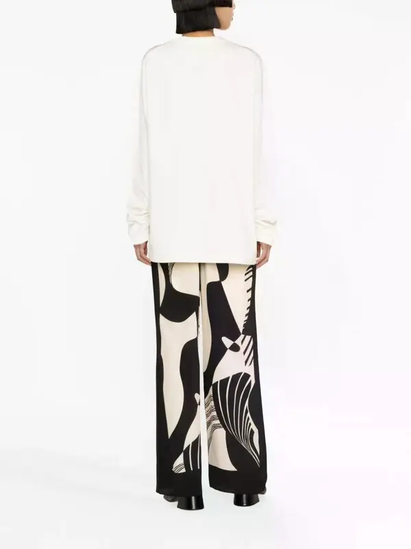 JIL SANDER Logo Print Cotton Sweatshirt