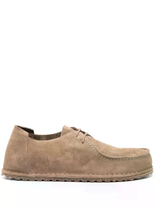 BIRKENSTOCK Suede Derby Shoes - Brown