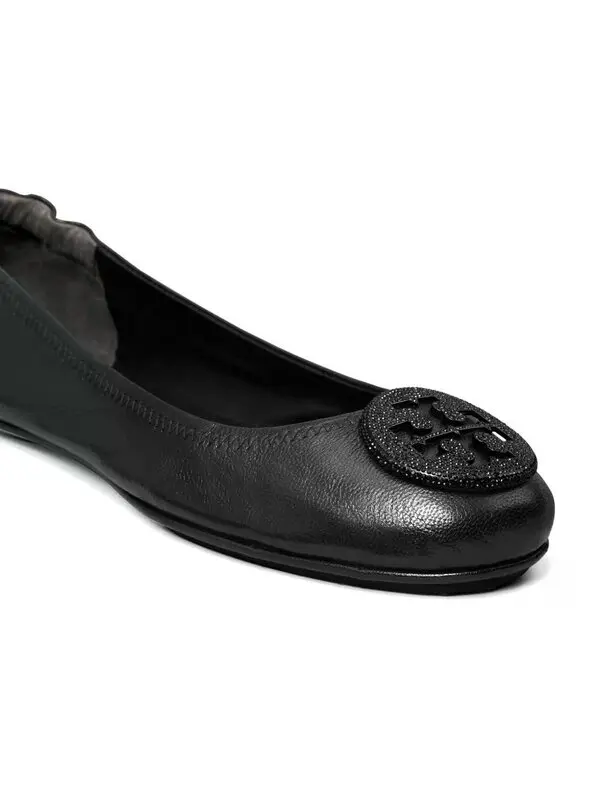 Tory Burch Minnie Logo-plaque Ballerina Flats