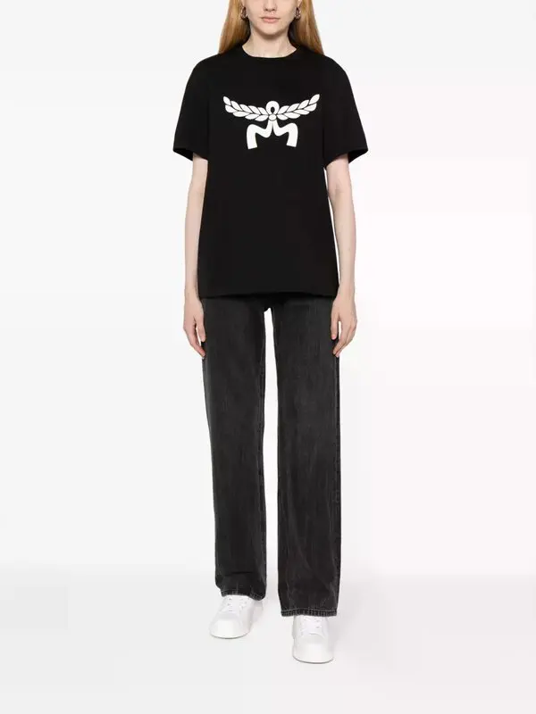Mcm Laurel Logo-print Organic Cotton T-shirt