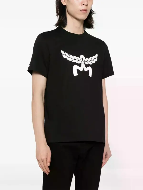 Mcm Laurel Logo-print Organic Cotton T-shirt