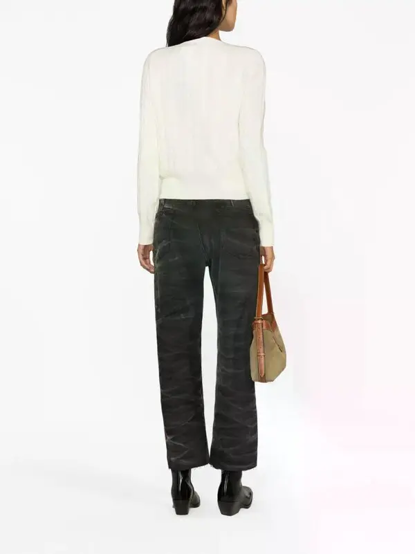 Polo Ralph Lauren Cream Cable Knit Cashmere Cardigan