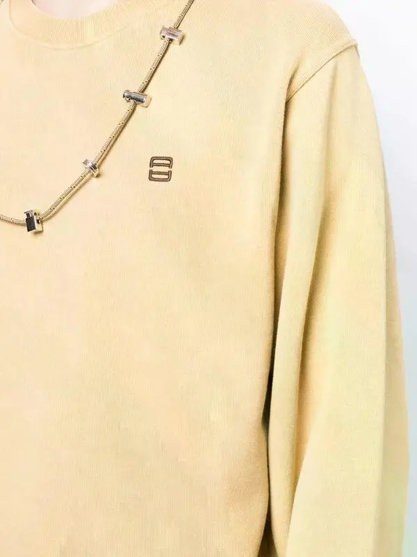 AMBUSH Cotton Sweatshirt With Stopper Detail
