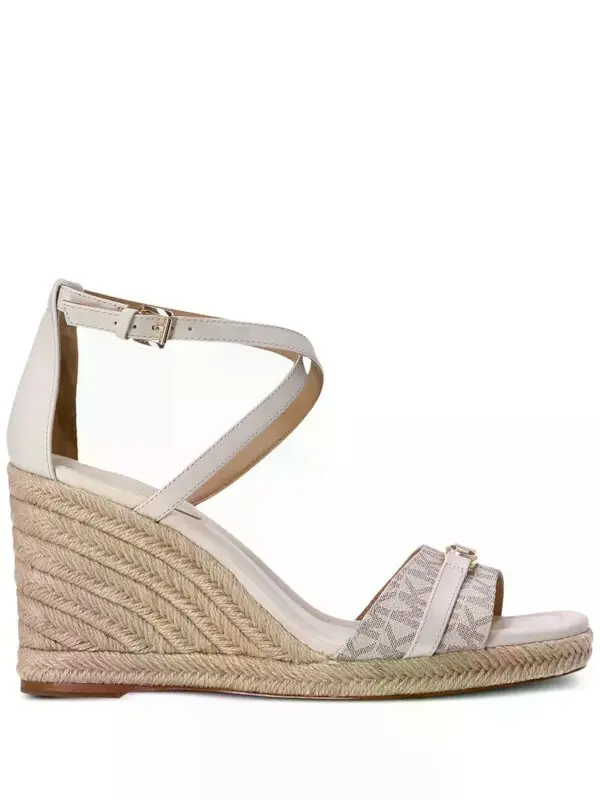 Michael Kors Mandy Espadrille Wedge Sandals - Neutrals