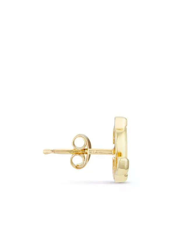 JIMMY CHOO Logo Stud Earrings
