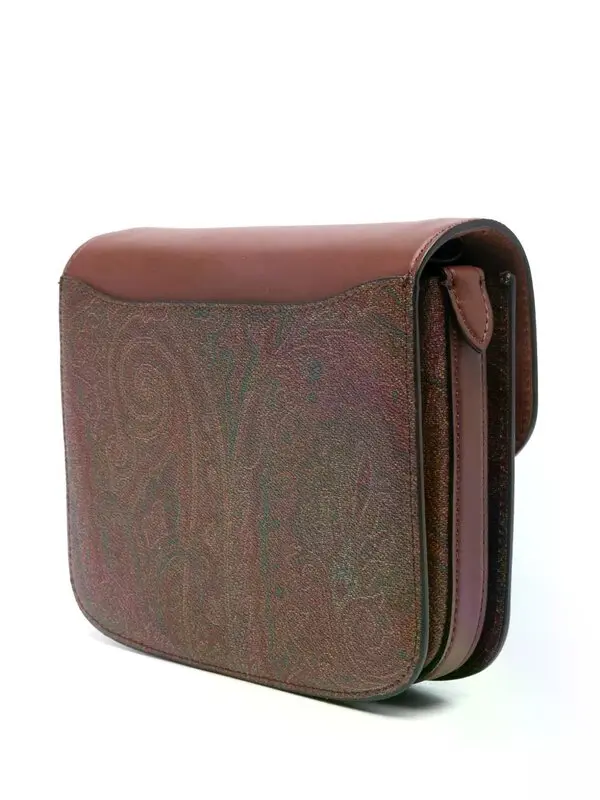 Etro Paisley Print Cross Body Bag - Brown