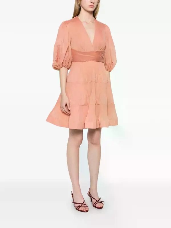 Zimmermann Pleated Mini Dress