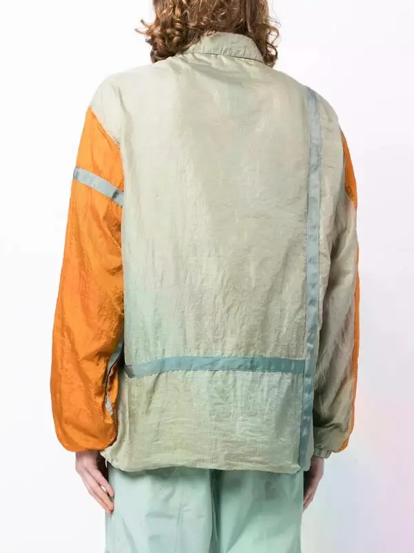 OAMC Contrast Panelled Zip-up Shirt Jacket