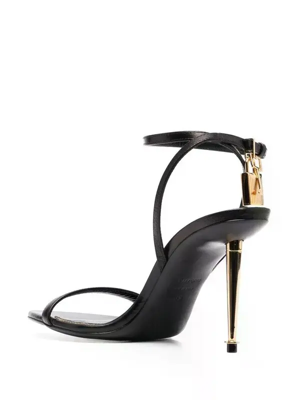 TOM FORD Padlock Leather Sandals