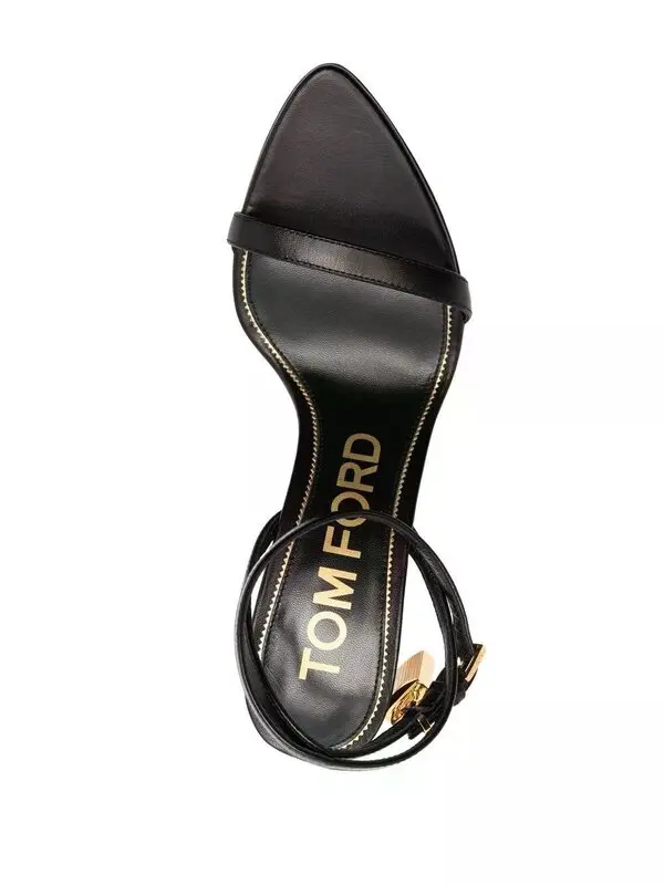 TOM FORD Padlock Leather Sandals