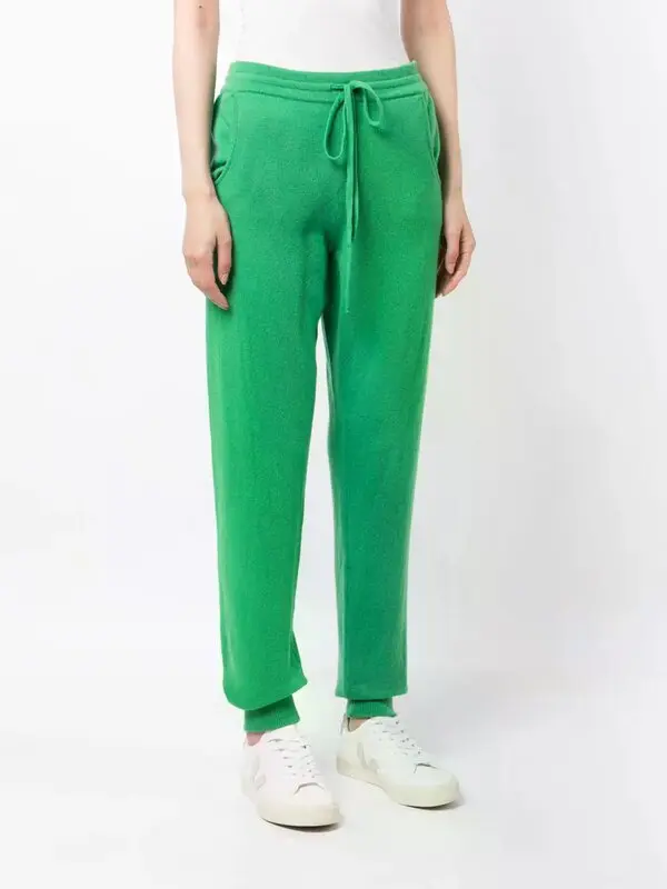 TEDDY CASHMERE Milano Cashmere Track Pants - Green